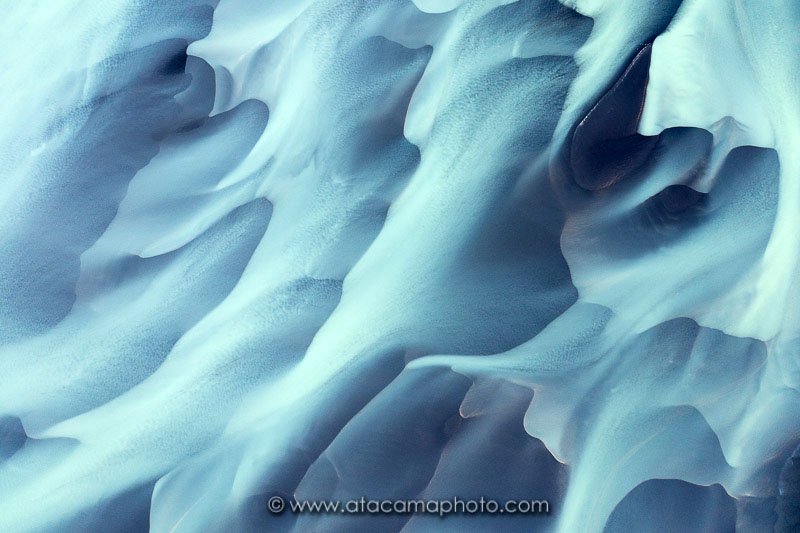 Abstract Shapes Of Sediment Laden Glacial Rivers In Iceland Image Dji